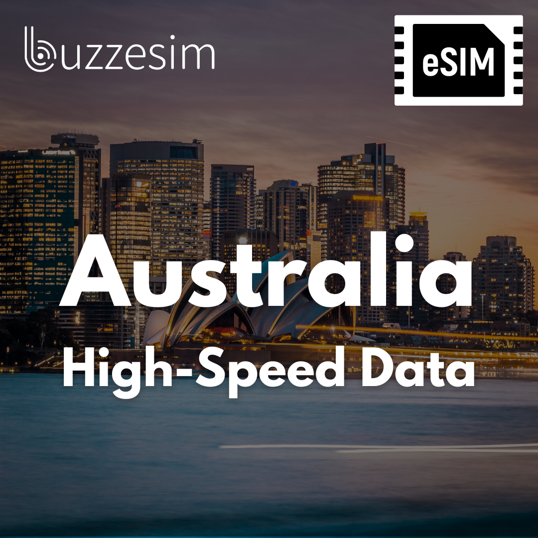 Australia eSIM - Unlimited Data (Telstra & Optus) – BuzzeSIM