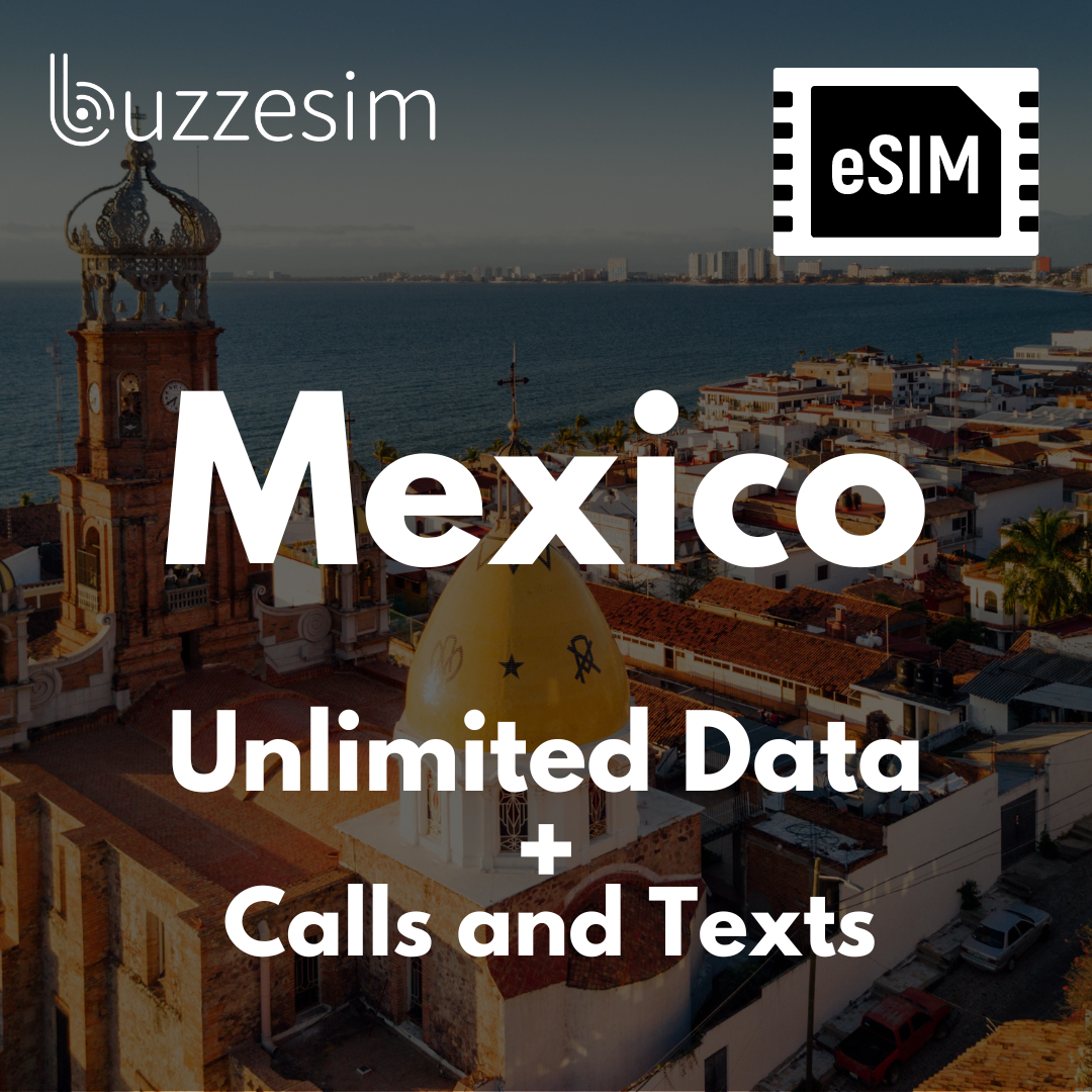 Mexico eSIM - Unlimited Data, Calls and Texts (AT&T and T-Mobile ...