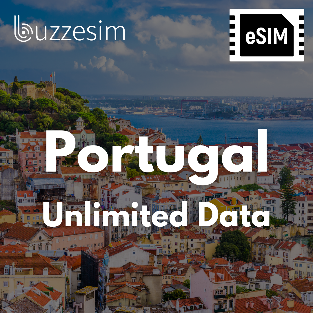 Portugal eSIM - Travel Unlimited Data (Optimus, TMN/MEO, Vodafone ...