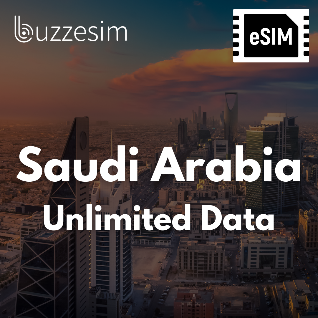 Saudi Arabia eSIM - Travel Unlimited Data (Zain Sa) – BuzzeSIM